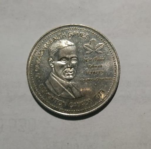 Token - Common-wealth Games Edmonton Canada Percy Williams, Hobbies ...