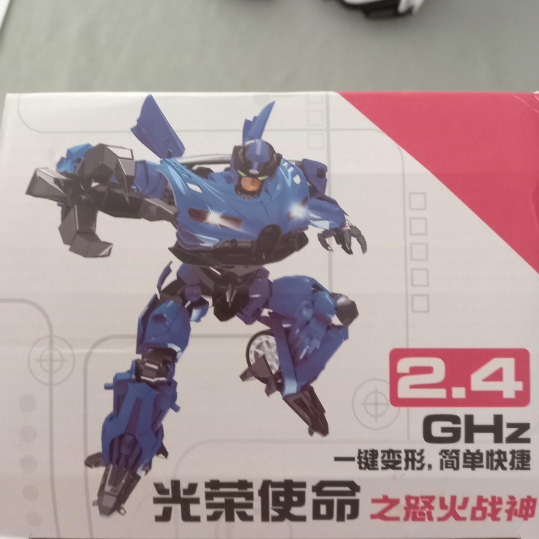 Transformer Remote Controlled Toy Police Car with 2 batteries, Hobbies ...