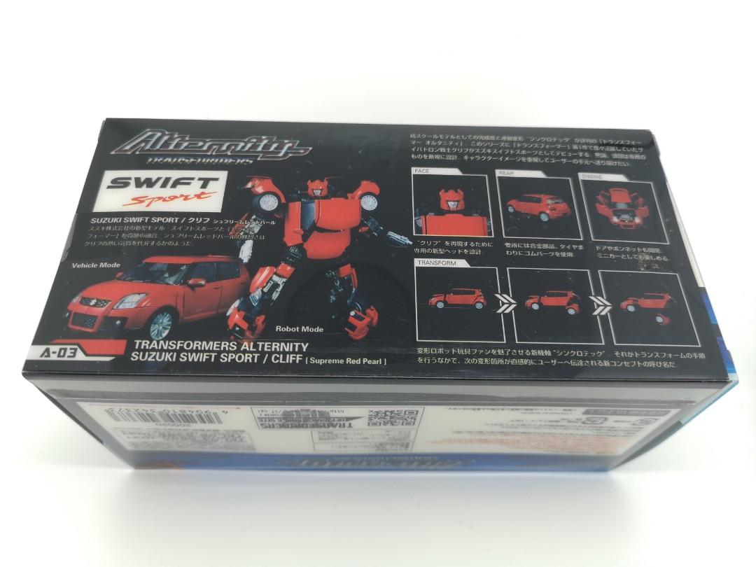 Transformer Suzuki Swift Sport/Cliff, Hobbies & Toys, Toys & Games on ...