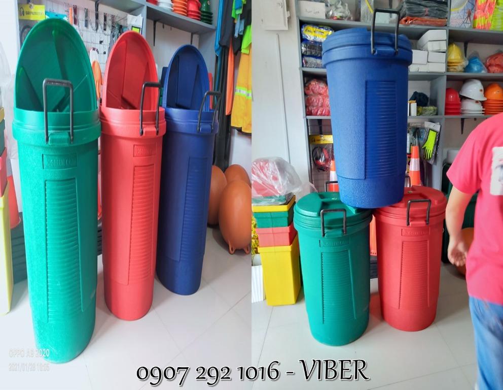 trash bin 126 trolling bin, Furniture & Home Living, Cleaning ...