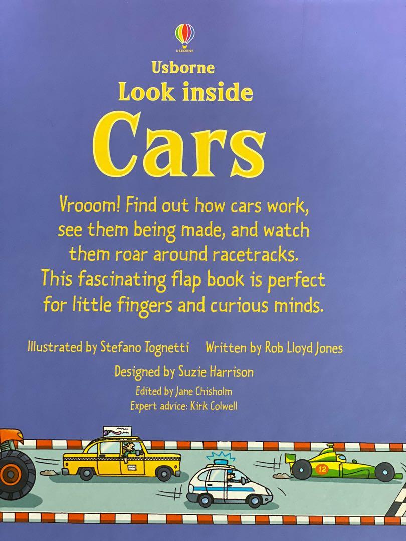 Usborne Look Inside CARS, Hobbies & Toys, Books & Magazines, Children's ...