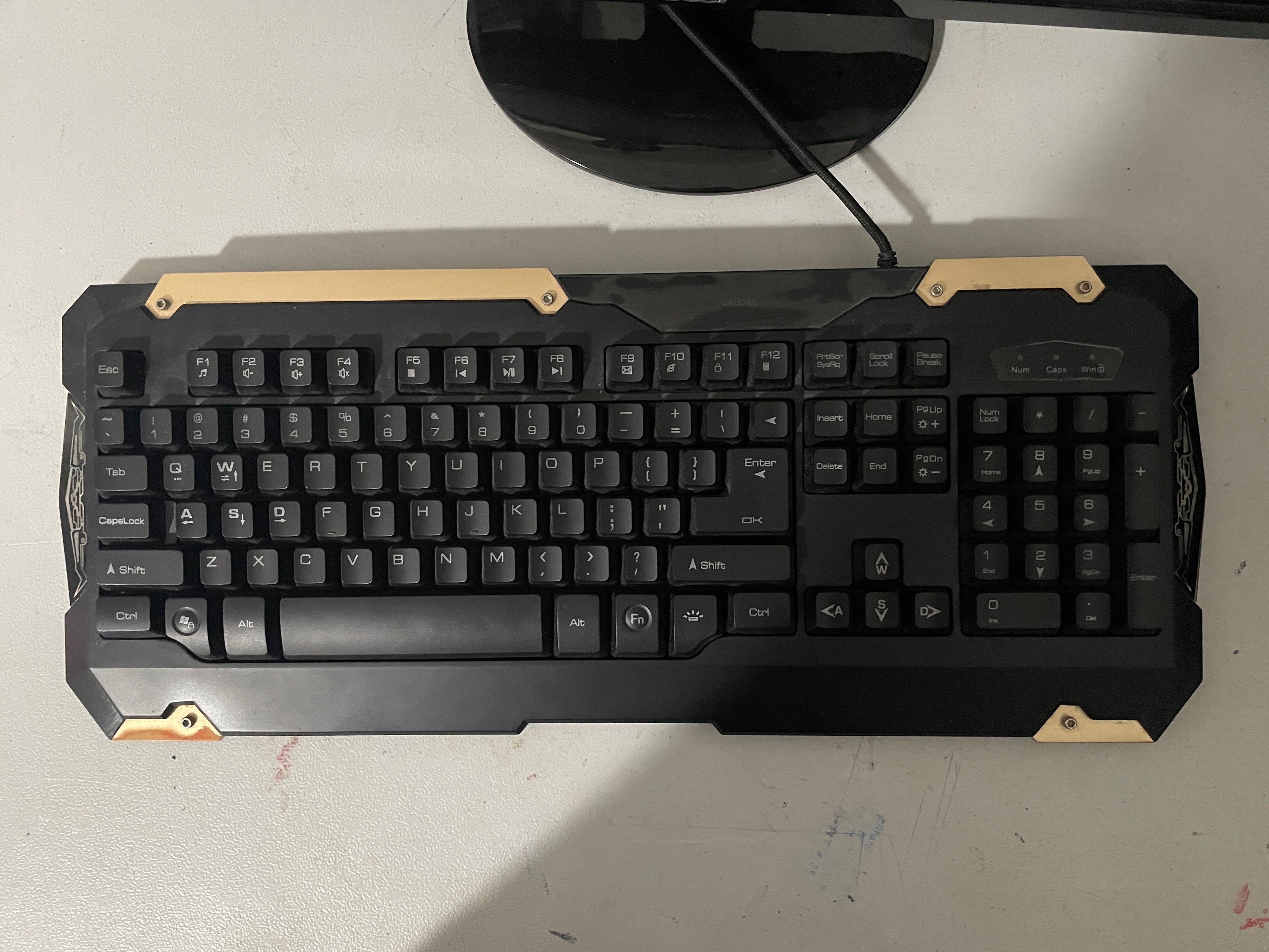 Valore Gaming Keyboard (AC08) LED, Computers & Tech, Parts ...