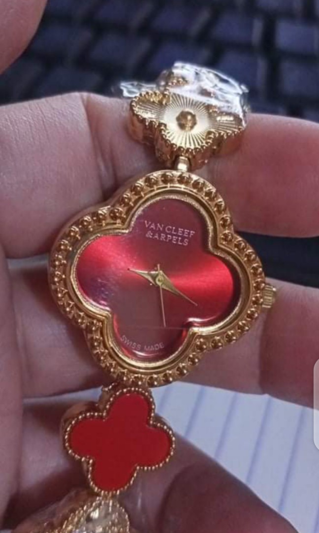 vca red watch, Women's Fashion, Watches & Accessories, Watches on Carousell