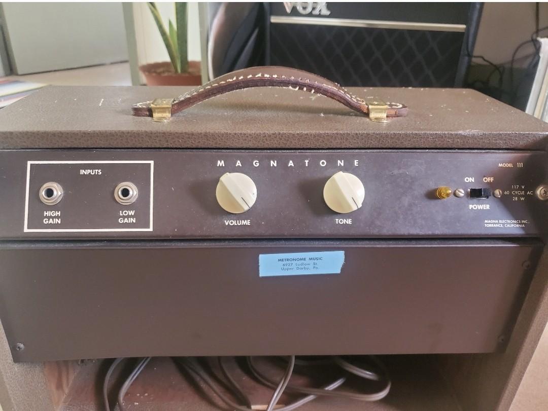 Magnatone Student Model No.111 All Original 1959 Vintage Tube Amplifier ...