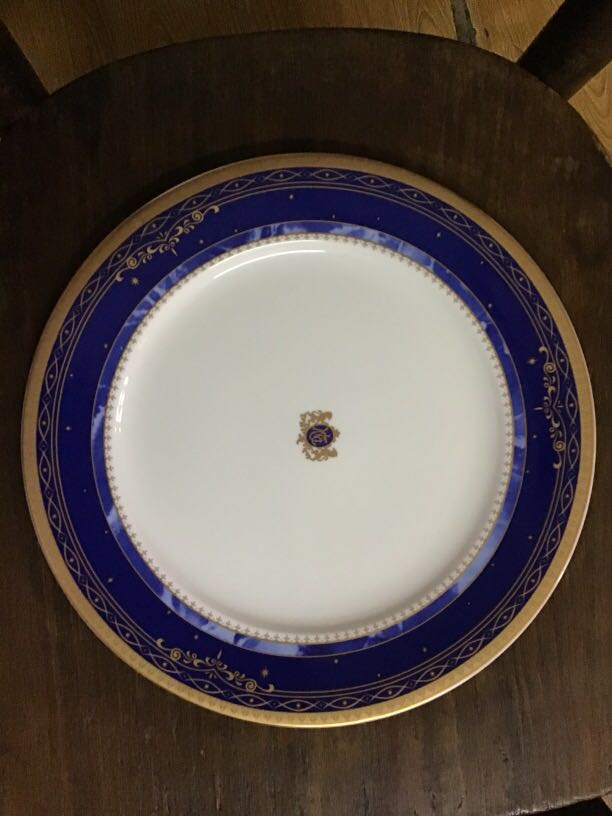 Vintage Orient Express Gold Trim Dinner Plate, Furniture & Home Living ...