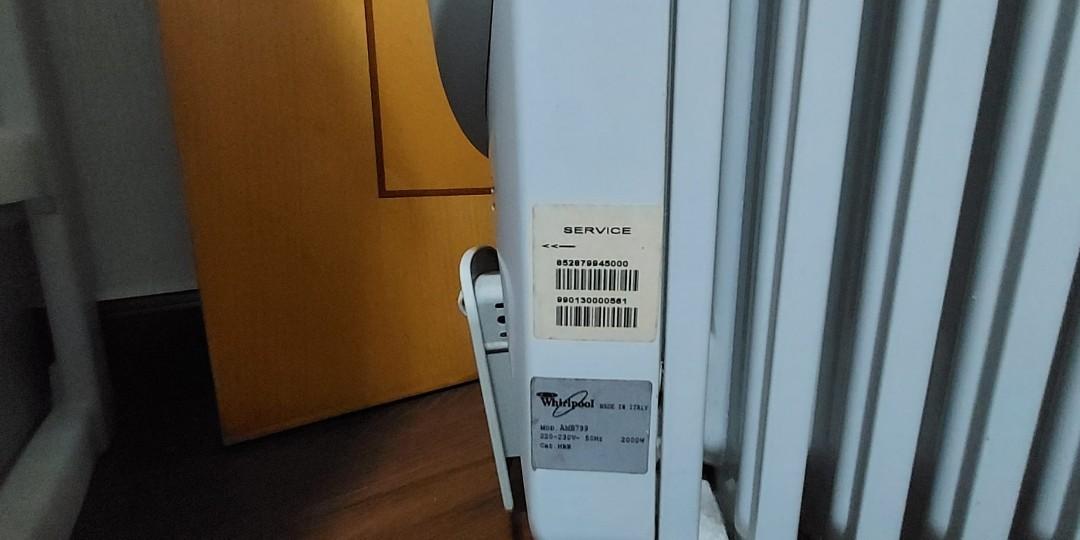 Whirlpool electrical heater 運油式電暖爐, 家庭電器, 其他家庭電器 - Carousell
