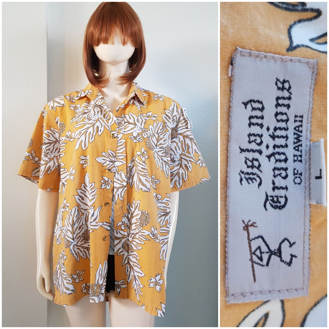 Wron side Pattern leafy Polo Shirt, Men's Fashion, Tops & Sets, Tshirts ...