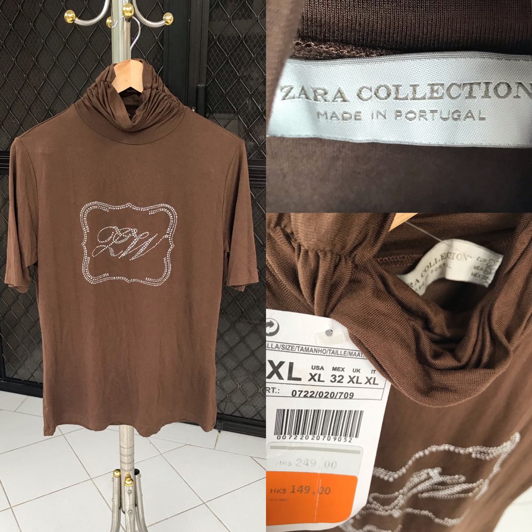 Zara turtle neck, Women's Fashion, Tops, Blouses on Carousell