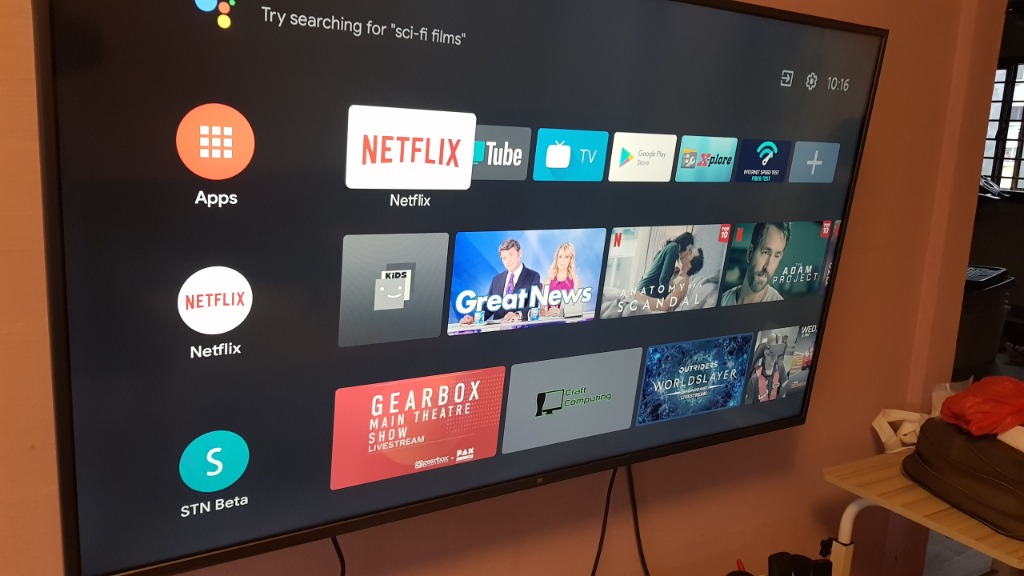 55 Inch TV, Furniture & Home Living, Furniture, TV Consoles on Carousell