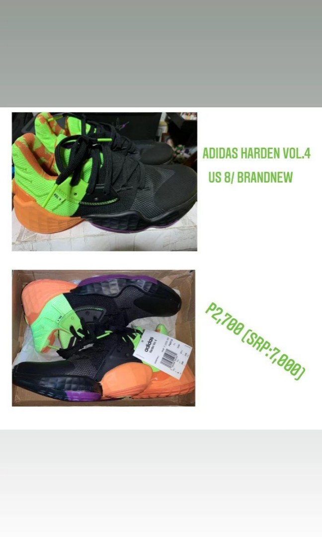 ADIDAS HARDEN VOL.4, Men's Fashion, Footwear, Sneakers on Carousell