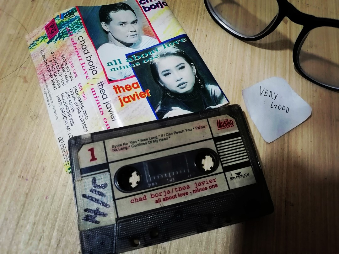All About Love Chad Borja Thea Javier Original Cassette Tapes For Sale ...