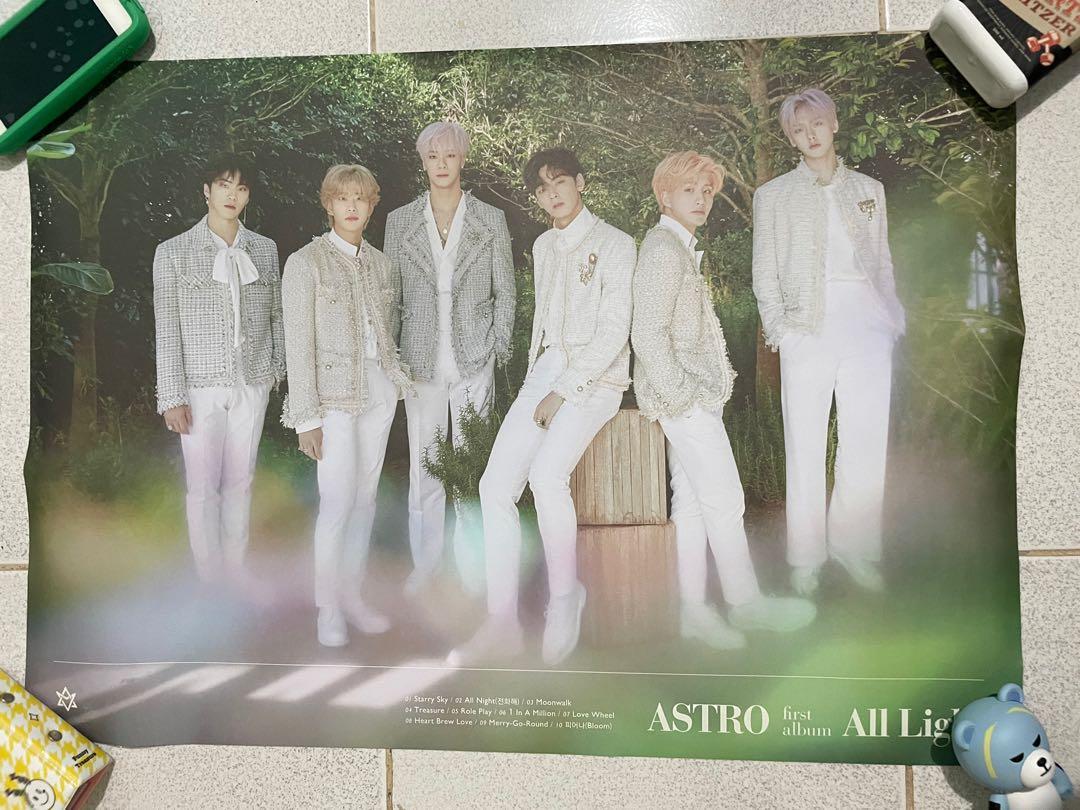 Astro - All Light official poster, Hobbies & Toys, Memorabilia ...