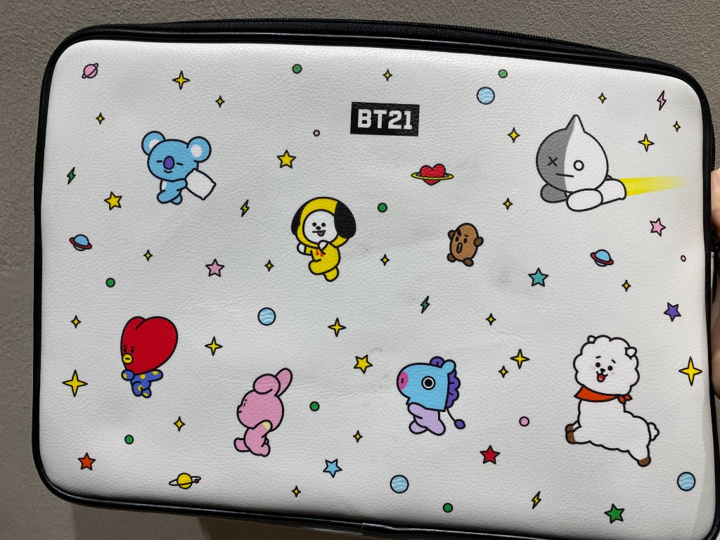 AUTHENTIC BT21 LAPTOP SLEEVE / CASE FROM KOREA LIKE NEW, Mobile Phones ...