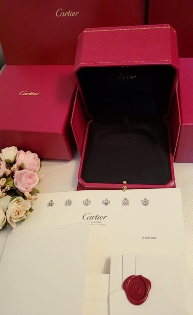 [Authentic] Cartier LOVE Bangle box & Cartier Ring Boxes, Luxury ...