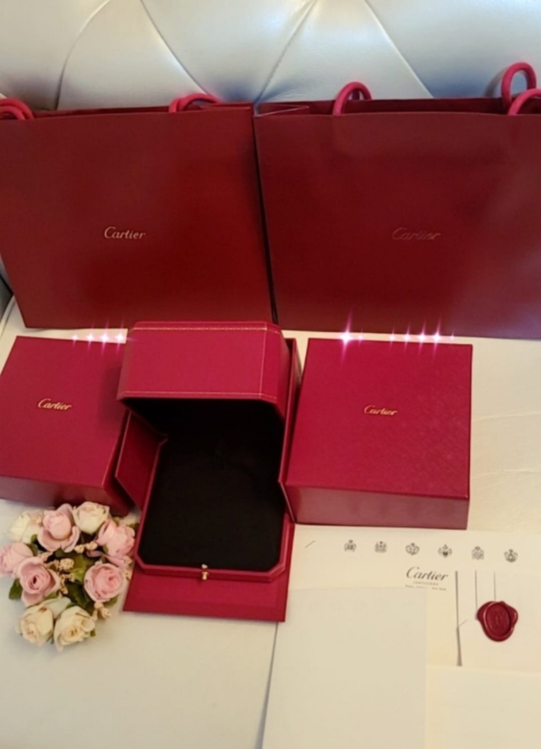 [Authentic] Cartier LOVE Bangle box & Cartier Ring Boxes, Luxury ...