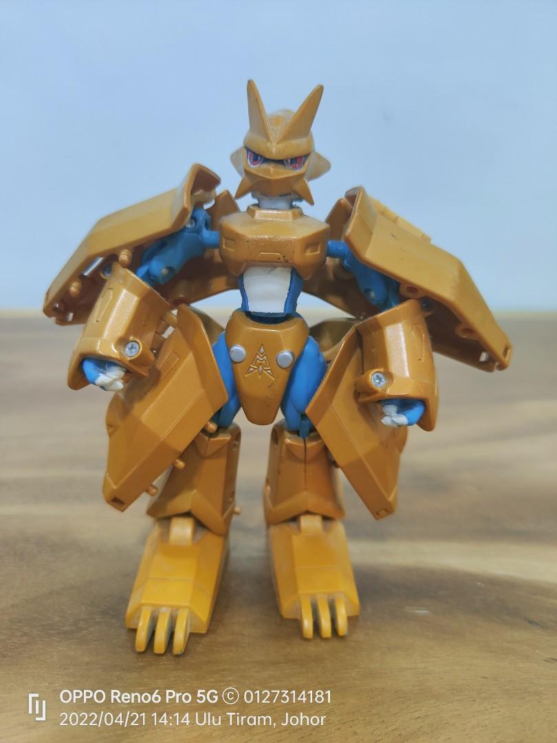 Magnamon Figure Digimon Magnamon 6" Action Figure Digivolving Digiegg