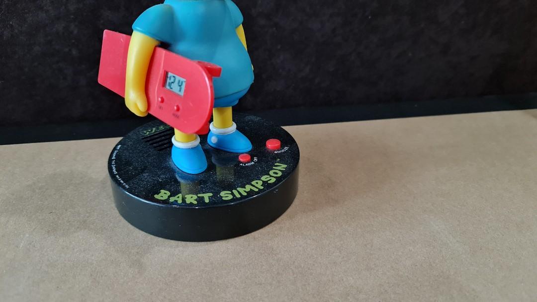 Bart Simpson Alarm Clock, Hobbies & Toys, Toys & Games on Carousell