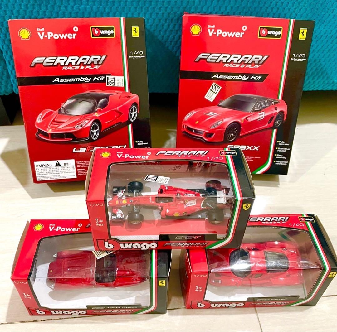 Burago la ferrari shell set komplit ORIGINAL, Toys & Collectibles ...