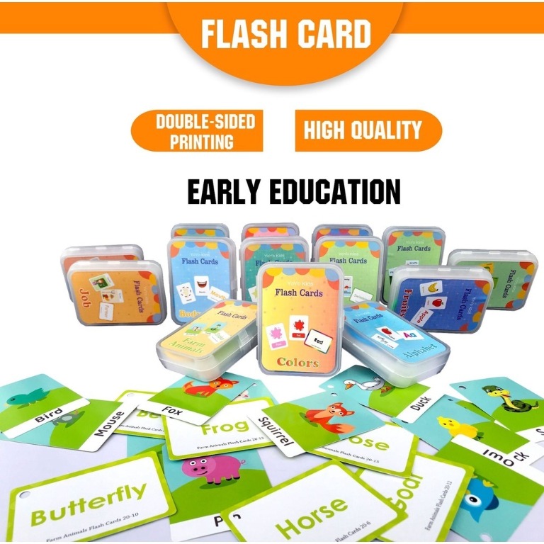 Children Flash Card - Early Education - Learning Card for Kids and ...