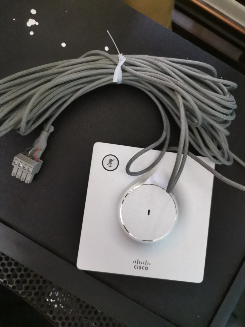 Cisco Table Microphone 20, Audio, Microphones on Carousell