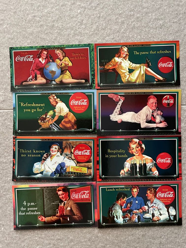 Coca Cola premium collectors cards, Hobbies & Toys, Memorabilia ...