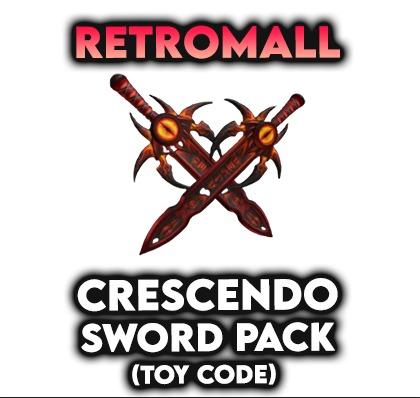 Crescendo Sword Pack Toy Code (Roblox), 其他, 其他 - Carousell