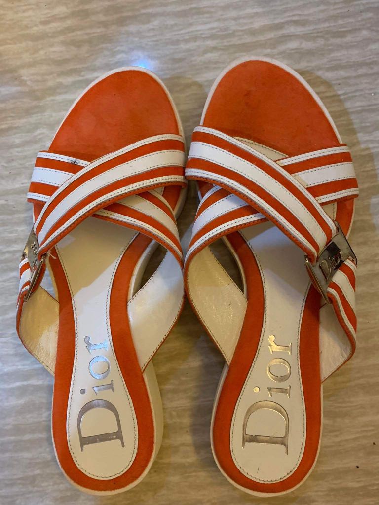 RUSH! Cristian Dior Sandals, Women's Fashion, Footwear, Flats & Sandals ...