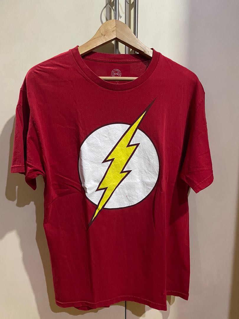 DC The Flash shirt, Men's Fashion, Tops & Sets, Tshirts & Polo Shirts ...