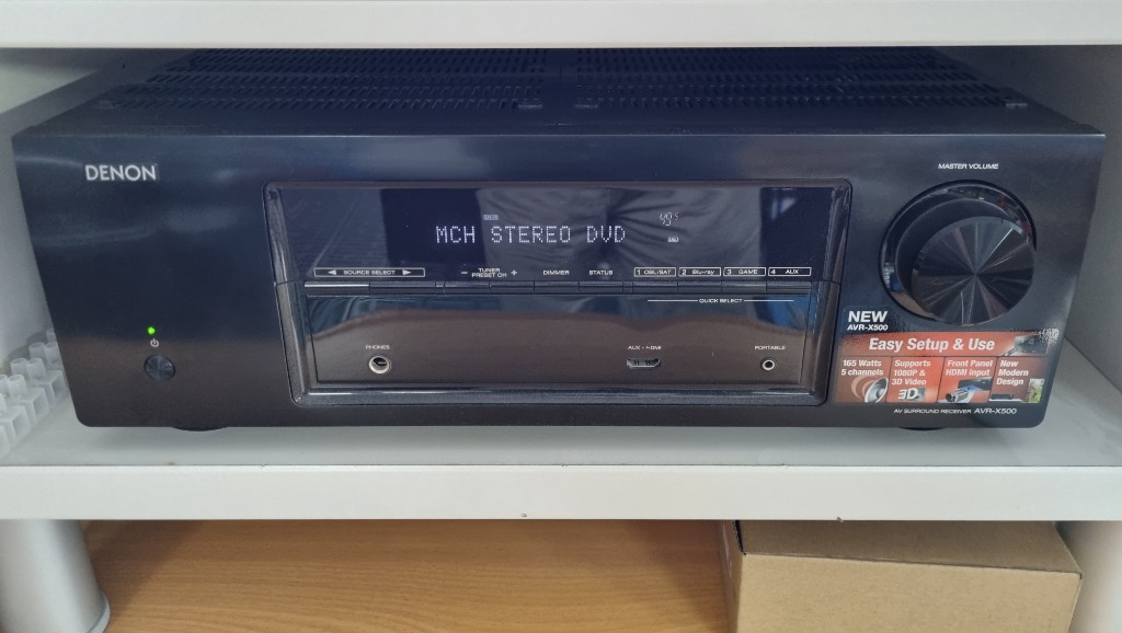 Denon AVR-X500 5.1ch AV-Receiver, Audio, Soundbars, Speakers ...
