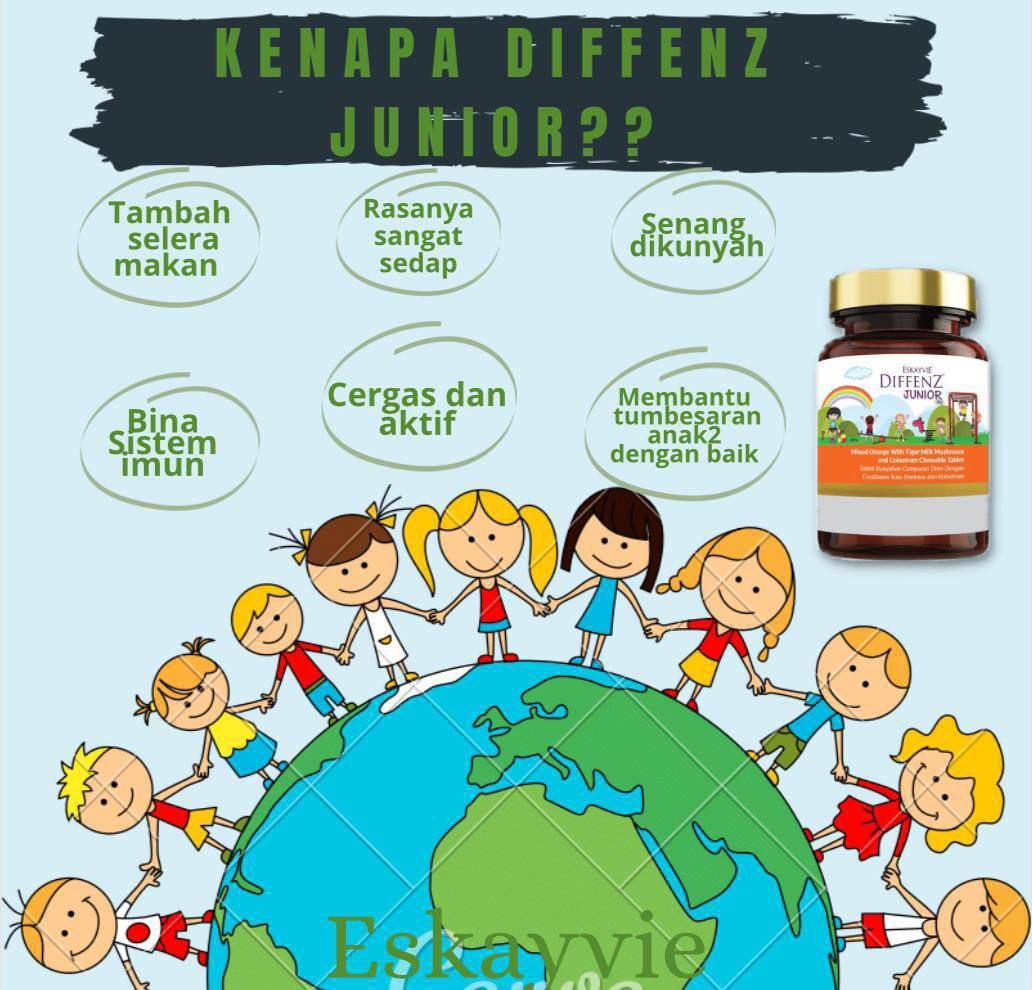 DIFFENZ JUNIOR, Health & Nutrition, Health Supplements, Vitamins & Supplements on Carousell
