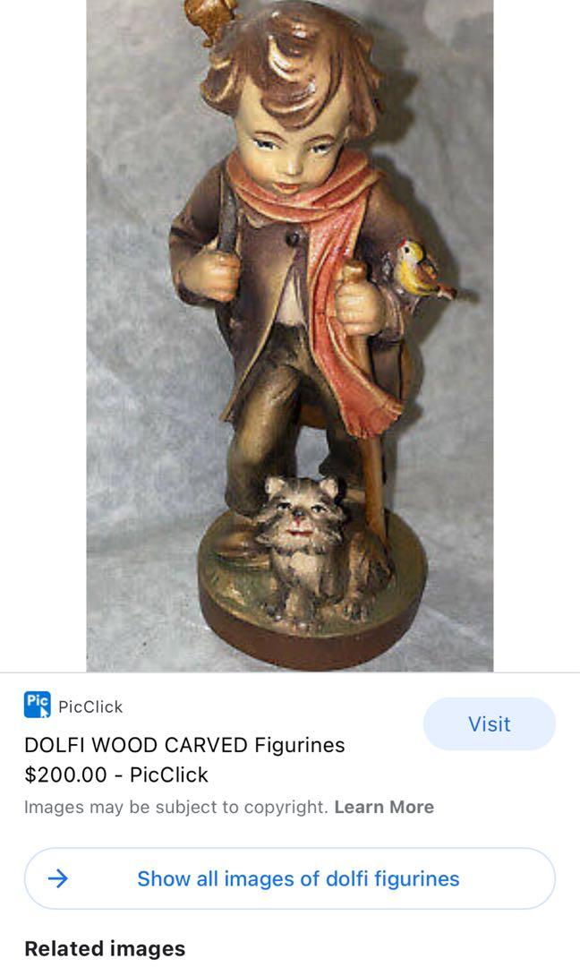 Original Dolfi Wooden Figure, Hobbies & Toys, Memorabilia ...
