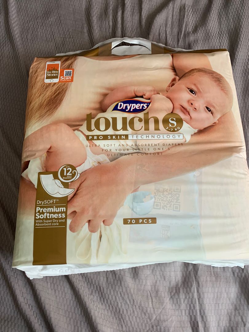 Drypers Touch (S size), Babies & Kids, Bathing & Changing, Diapers ...