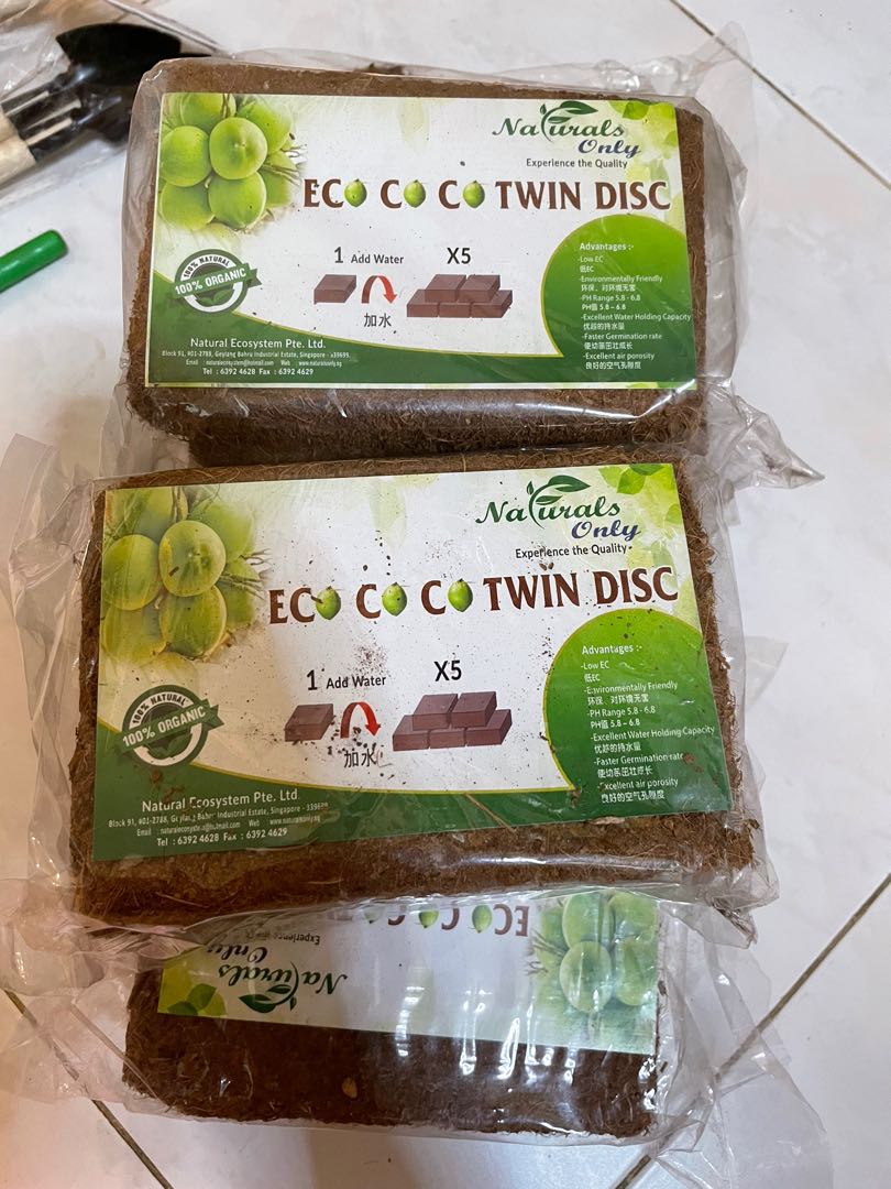 Eco coco twin disc, Furniture & Home Living, Gardening, Garden Soil ...