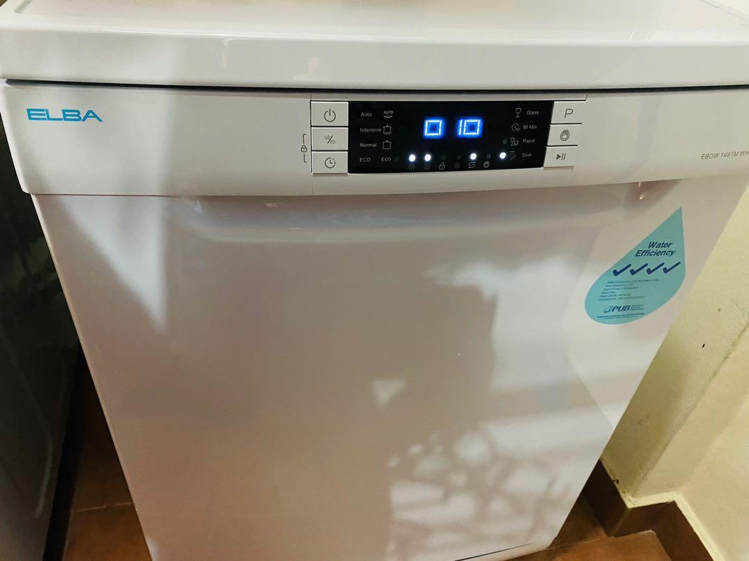 Elba Dishwasher EBDW 1481M WH 14, TV & Home Appliances, Kitchen ...