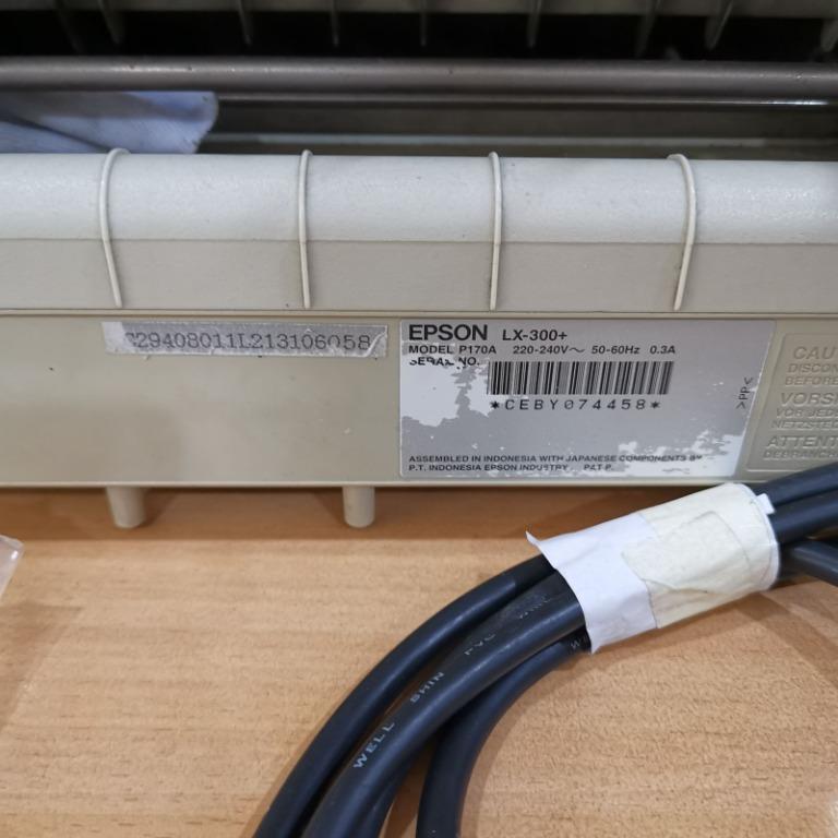 Epson LX-300+II Dot Matrix Printer (4), Computers & Tech, Printers ...