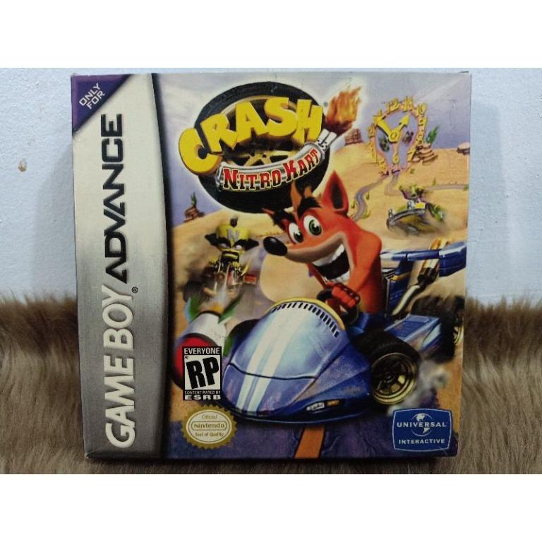 Gameboy Advance GBA Crash Nitro Kart, Video Gaming, Video Games ...