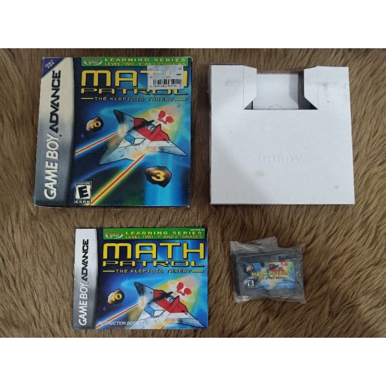 Gameboy Advance GBA Math Patrol The Kleptoid Threat, Video Gaming ...