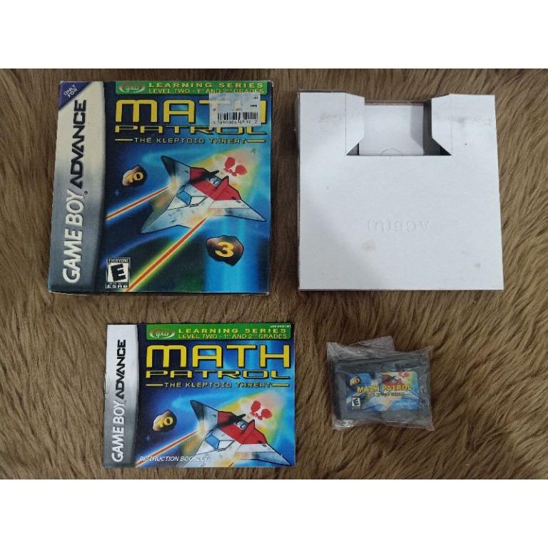Gameboy Advance GBA Math Patrol The Kleptoid Threat, Video Gaming ...