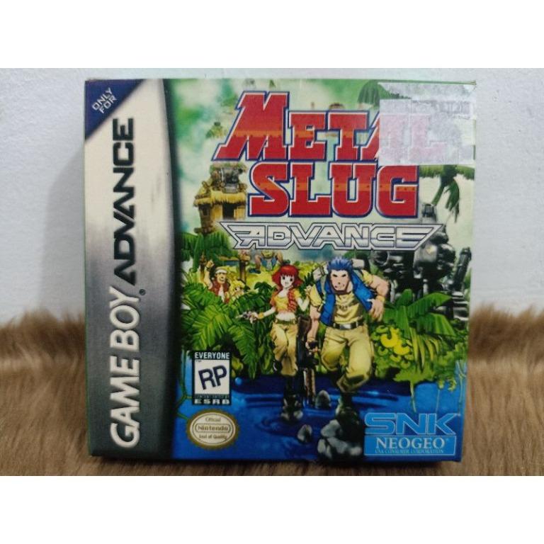 Gameboy Advance GBA Metal Slug Advance, Video Gaming, Video Games ...