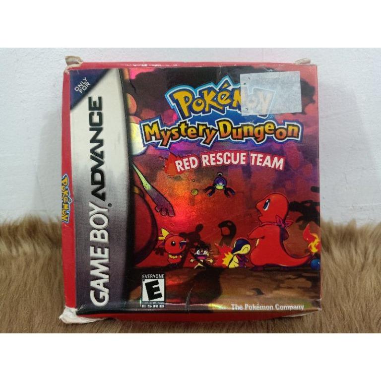 Gameboy Advance GBA Pokemon Mystery Dungeon Red Rescue Team, Video ...