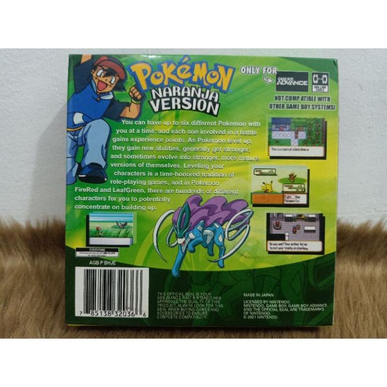 Gameboy Advance GBA Pokemon Naranja, Video Gaming, Video Games ...