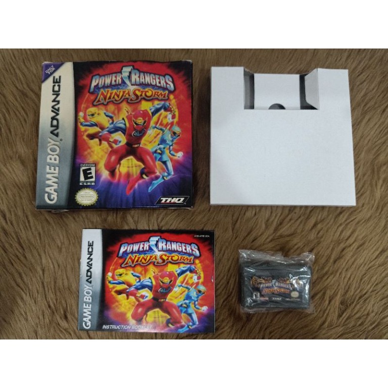 Gameboy Advance GBA Power Rangers Ninja Storm, Video Gaming, Video ...