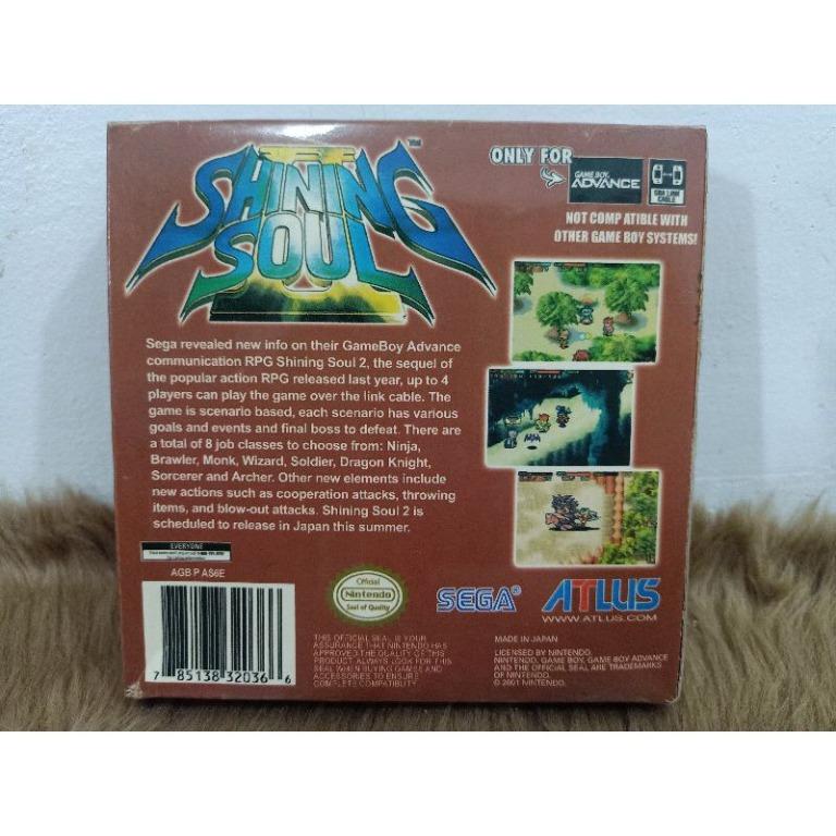 Gameboy Advance GBA Shining Soul, Video Gaming, Video Games, Nintendo ...