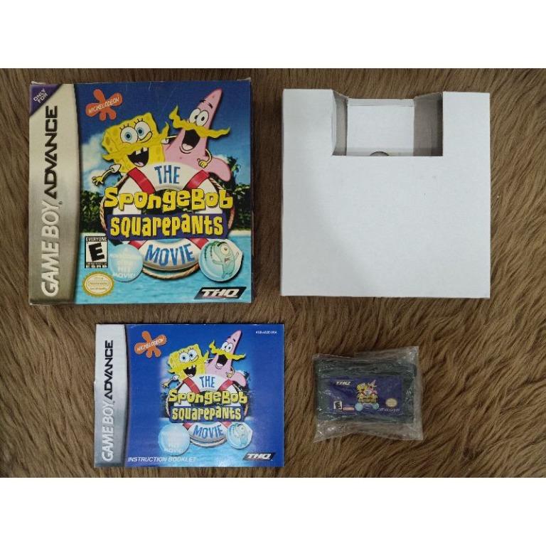 Gameboy Advance GBA SpongeBob Squarepants The Movie, Video Gaming ...