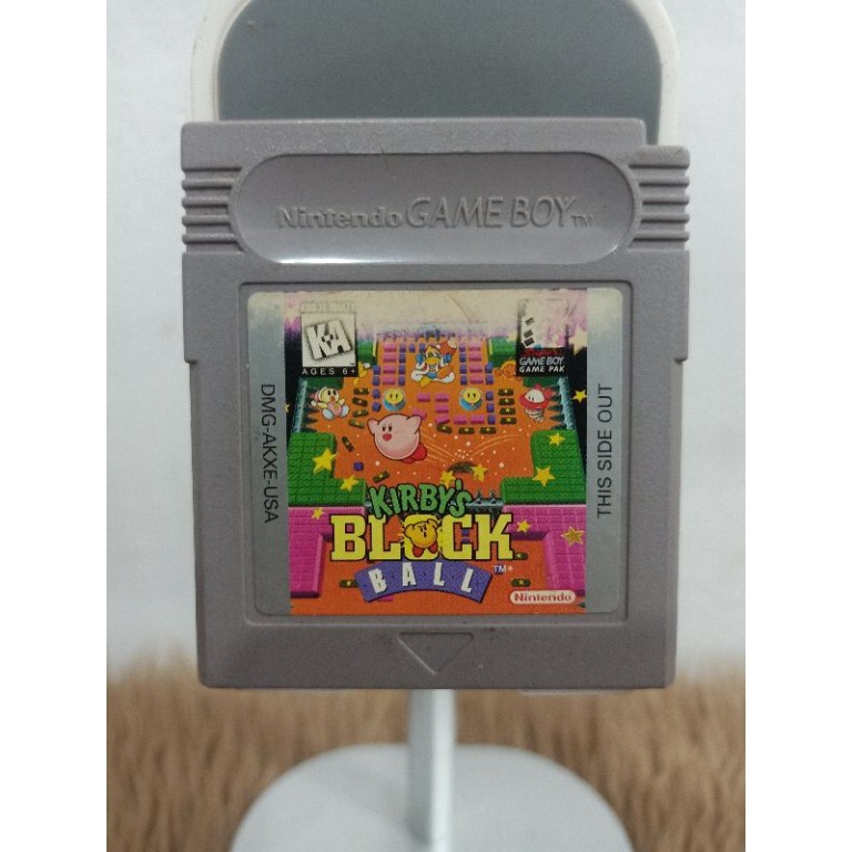 Gameboy DMG GB Kirby Block Ball (Original US), Video Gaming, Video ...