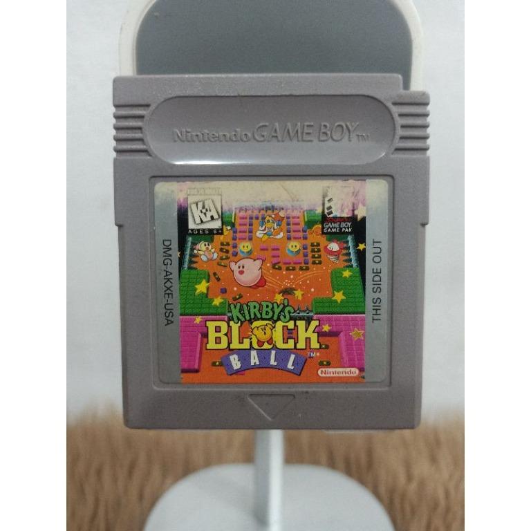 Gameboy DMG GB Kirby Block Ball (Original US), Video Gaming, Video ...