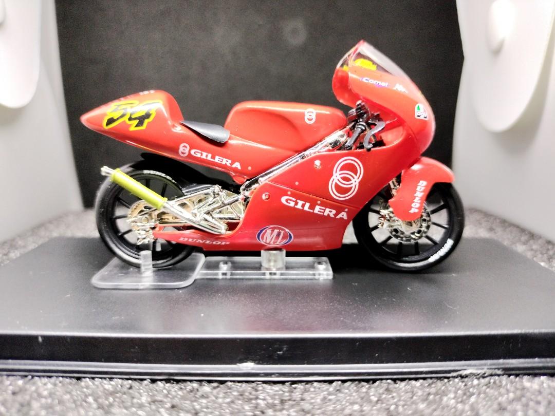 Gilera 125 Motorcycle Collection Model 1:24 Scale Diecast Bicycle ...