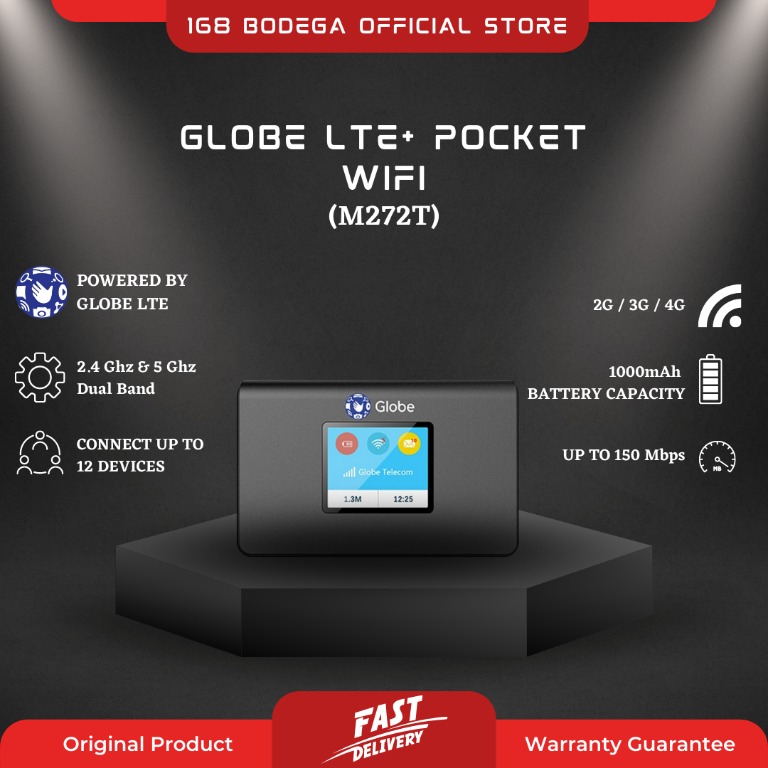 GLOBE LTE+ POCKET WIFI (M272T), Mobile Phones & Gadgets, Other Gadgets ...