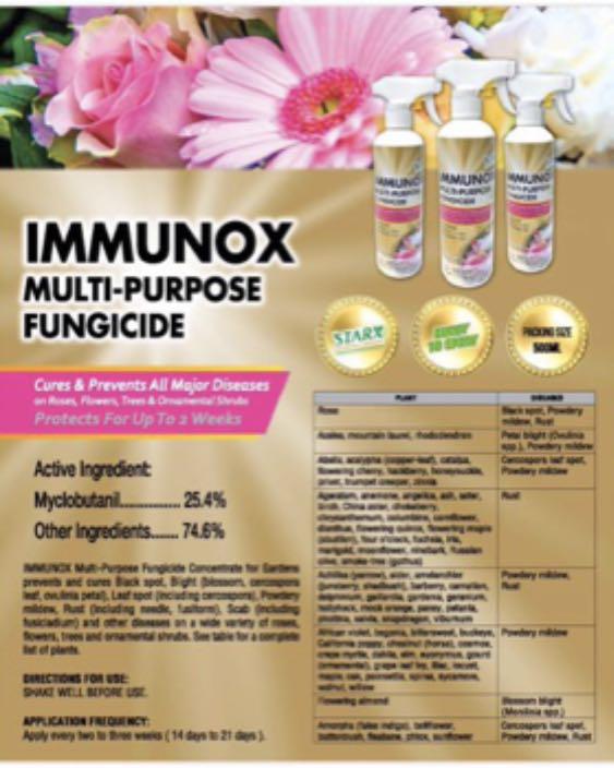Immunox multi purpose fungicide 500ml, Furniture & Home Living ...