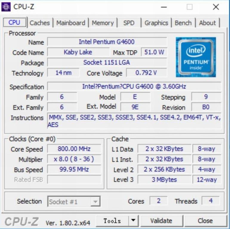 Intel 第 7 代 Pentium G4600 雙核心 3.6GHz / 1151腳位、測試良品、贈送原廠二手風扇, 電腦及科技產品, 電腦周邊產品, 硬碟及儲存裝置在旋轉拍賣